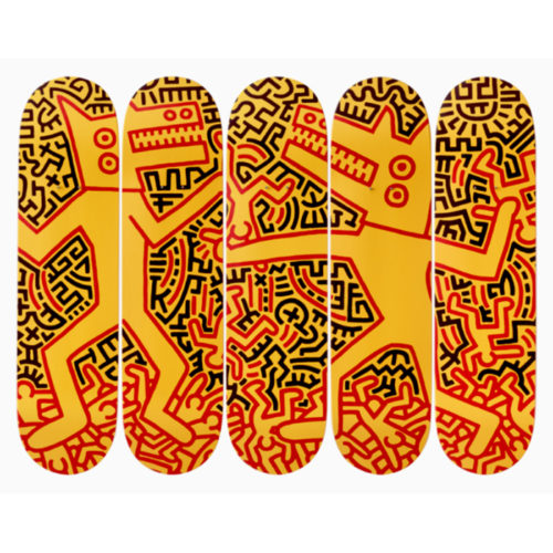Skateboard Keith Haring – Monsters